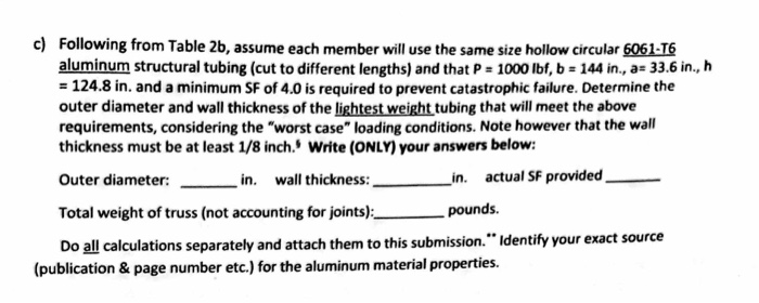 Solved 3P 2. Design a simple 2D truss structure This | Chegg.com