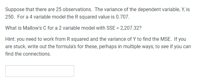 Solved You have 5 explanatory variables and 37 observations. | Chegg.com