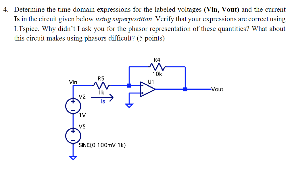 Solved Determine the time-domain expressions for the labeled | Chegg.com