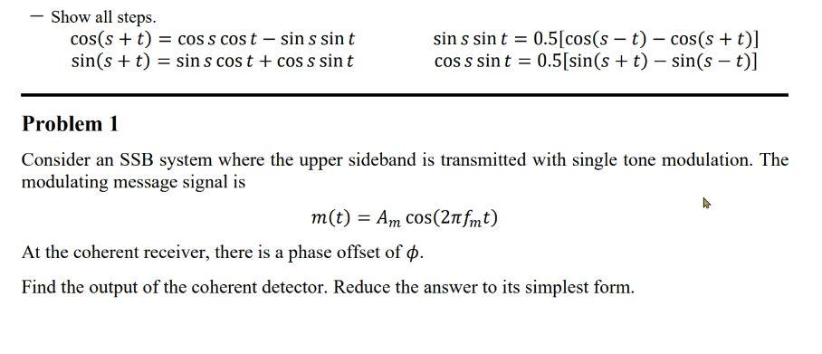 Solved - Show all steps. | Chegg.com