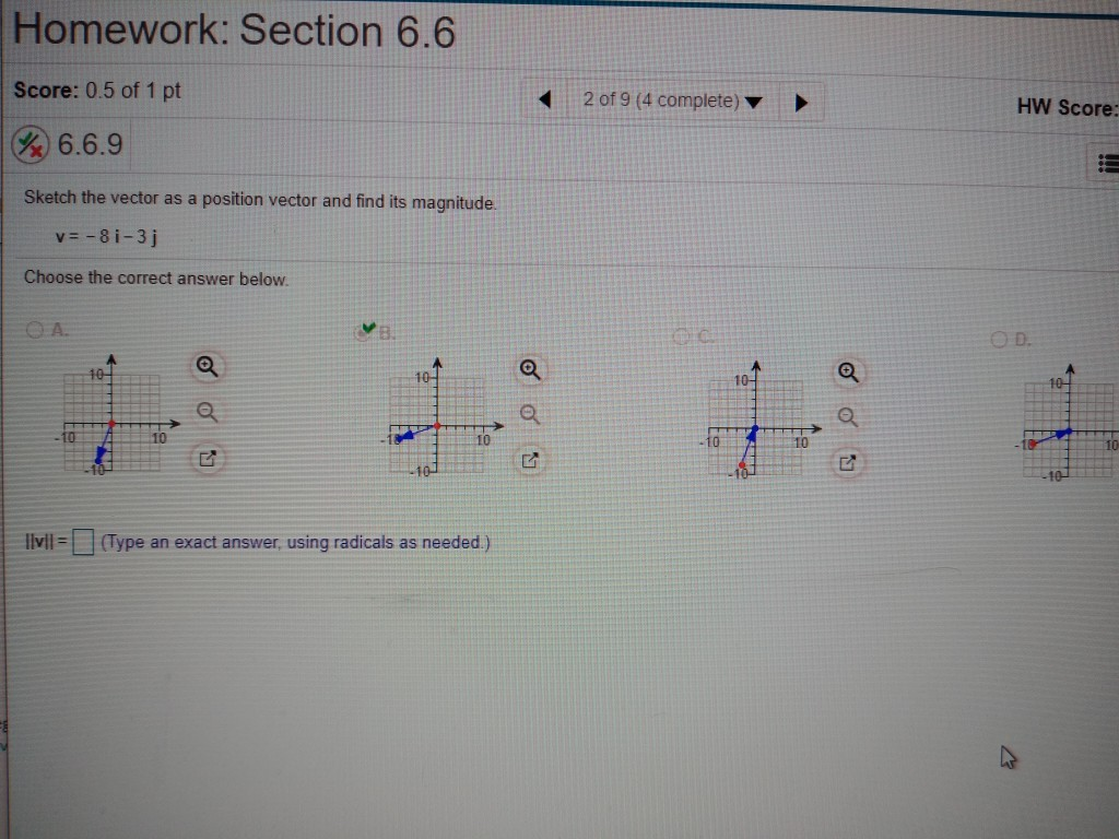 Solved Homework Section 6 6 Score 0 5 Of 1 Pt 2 Of 9 4