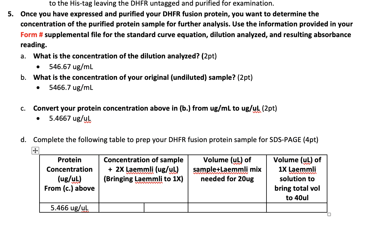 Solved Use this information for the table down below: | Chegg.com