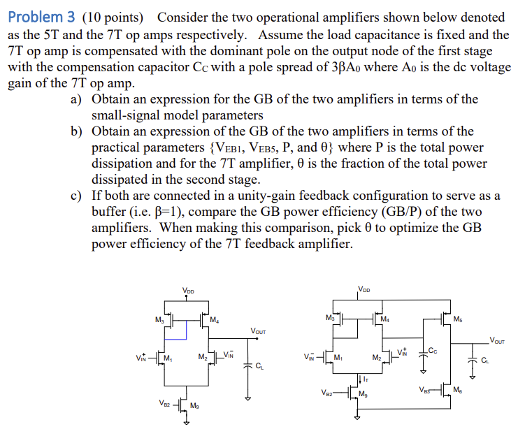 Solved technology parameters that are not given in the | Chegg.com