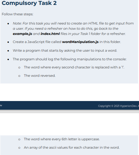Solved Follow these steps: - Note: For this task you will | Chegg.com