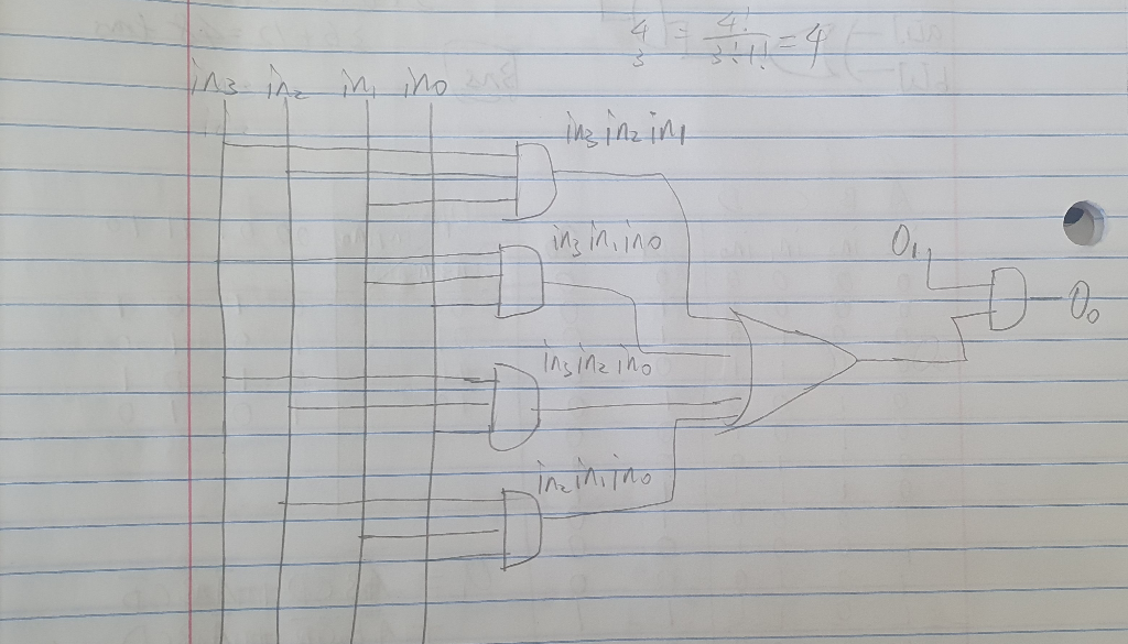 Solved I am trying to build a circuit with 4 inputs and 2 | Chegg.com