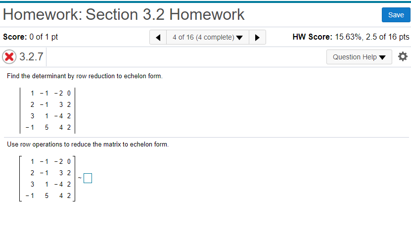 Solved Homework Section 3 2 Homework Save Score 0 Of 1 Pt