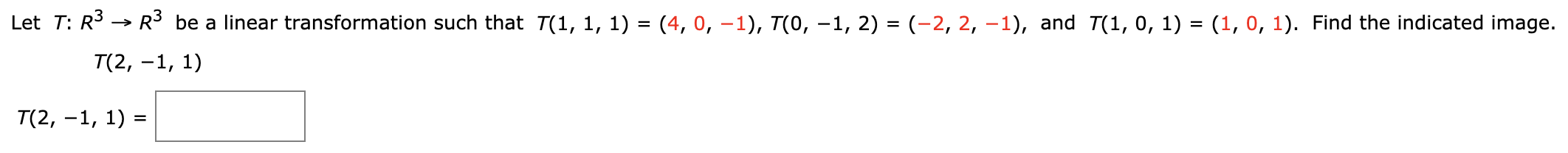 Solved Use the function to find the image of v and the | Chegg.com