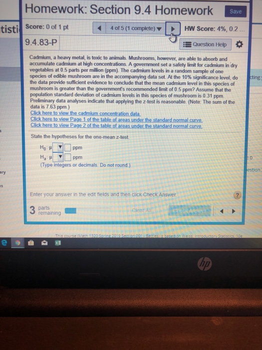 Solved Homework Section 9 4 Homework Save Tisti L Score 0
