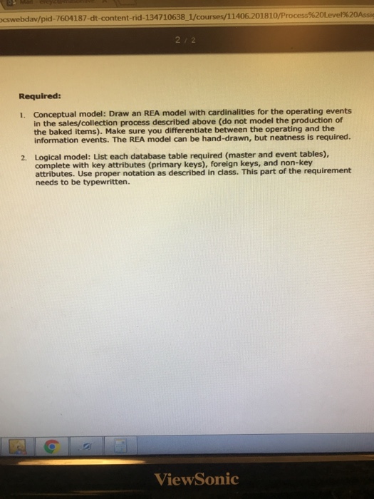 Solved Victoria's Cakery Victoria's Cakery is located on | Chegg.com