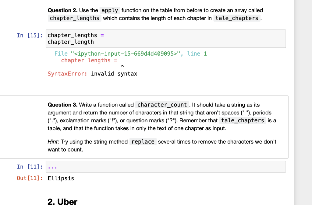 Solved Question 2. Use the apply function on the table from | Chegg.com