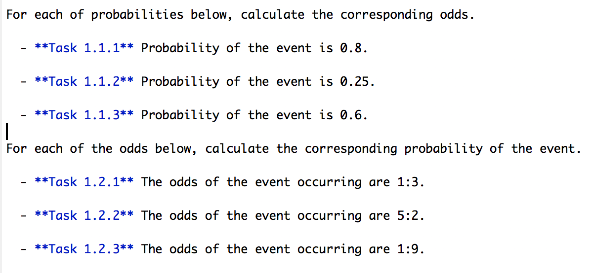 Solved For each of probabilities below, calculate the | Chegg.com