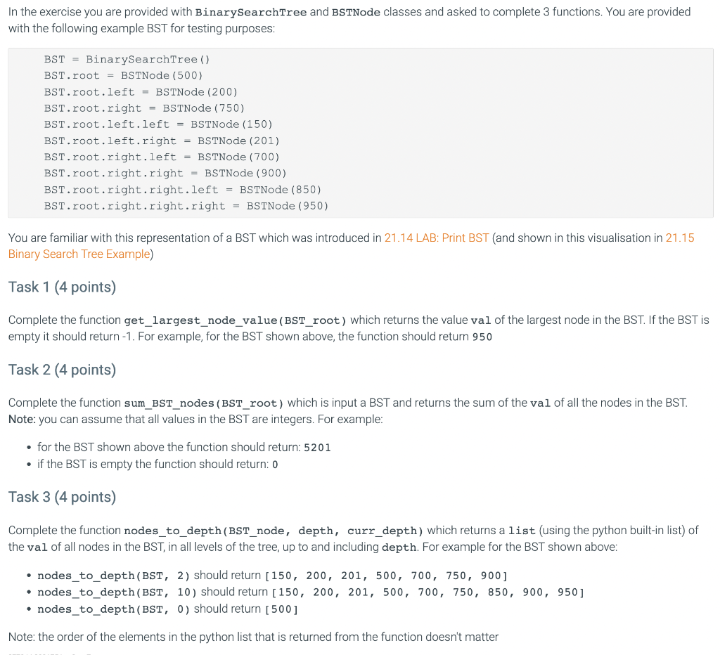 Solved In The Exercise You Are Provided With 