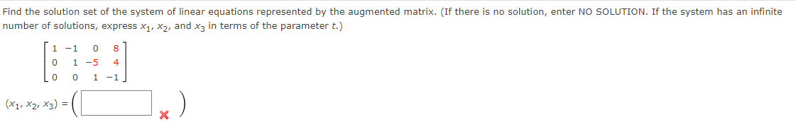 Solved Solve the homogeneous linear system corresponding to | Chegg.com