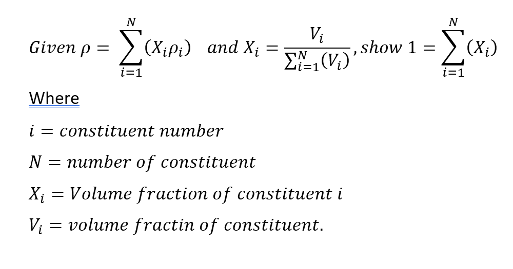 Solved Given ρ=∑i=1N(Xiρi) and Xi=∑i=1N(Vi)Vi, show | Chegg.com