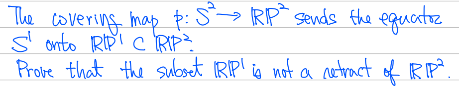 Solved The covering map p:S2→RP2 sends the equator S′ onto | Chegg.com