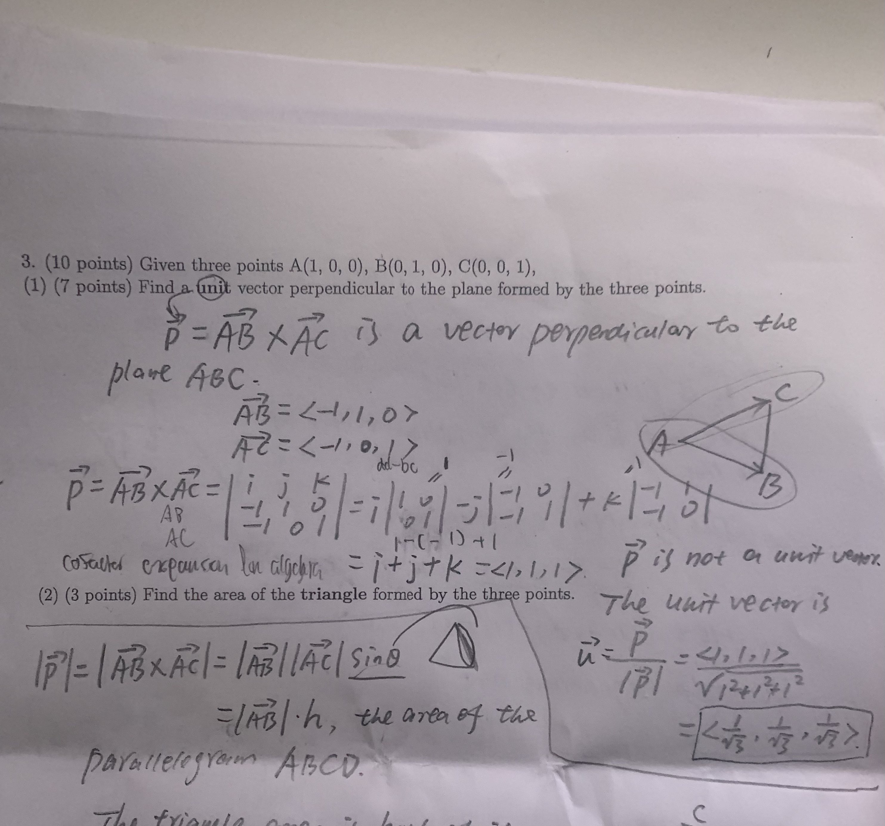 Solved how is vector AB formed from the points a and b? ﻿How | Chegg.com