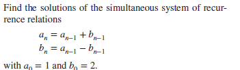 Solved Find the solutions of the simultaneous system of | Chegg.com