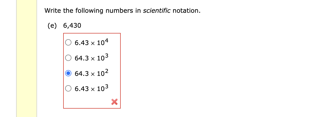 Solved Write the following numbers in scientific notation. | Chegg.com