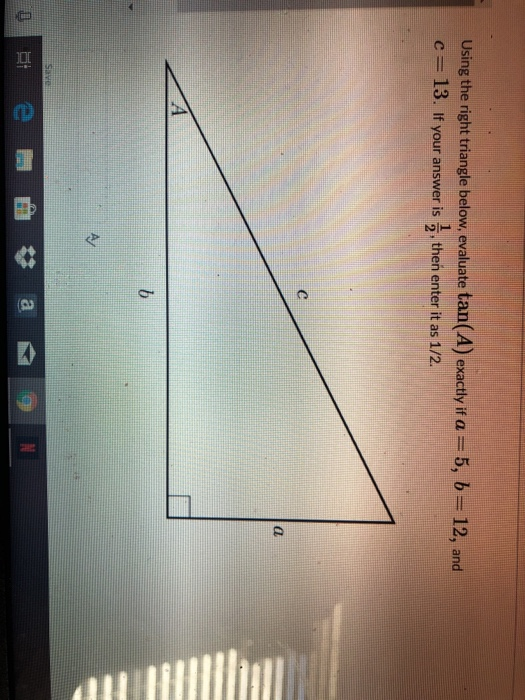 Solved Using the right triangle below, evaluate sec(A) | Chegg.com