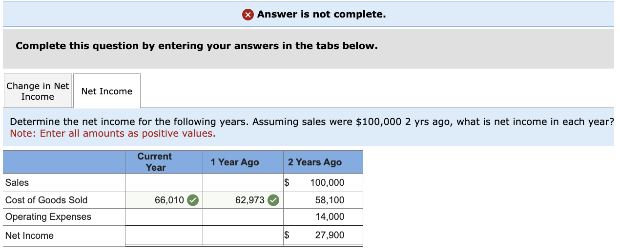 Solved Exercise 13-5 (Algo) Determining income effects from | Chegg.com