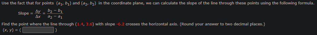 Solved Use the fact that for points (a1,b1) and (a2,b2) in | Chegg.com