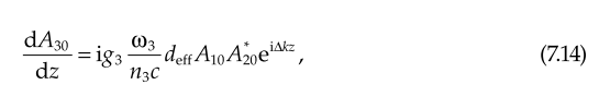Solved 73 (a) Use the coupled wave equation for Gaussian | Chegg.com