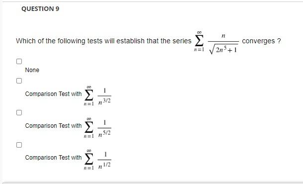 Solved QUESTION 1 An infinite sequence is increasing if its | Chegg.com