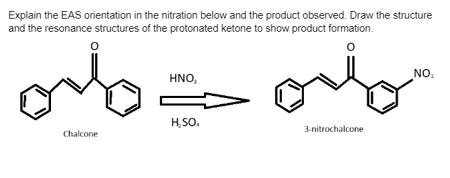 Solved Explain the EAS orientation in the nitration below | Chegg.com