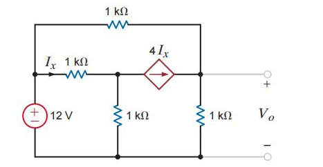 Solved find the V0 in the given circuit using node voltage | Chegg.com