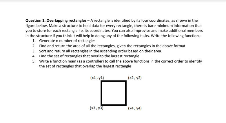 Solved Question 1: Overlapping rectangles - A rectangle is | Chegg.com