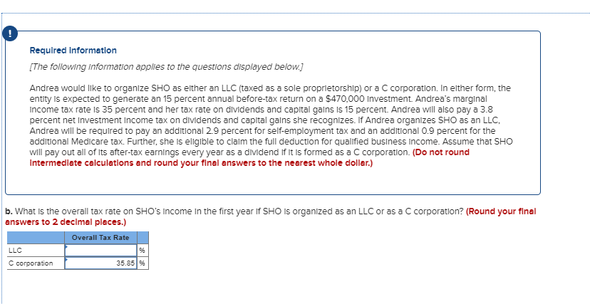 Solved Required Information [The following Information | Chegg.com