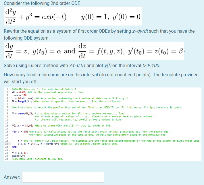 Solved MATLAB, please explain the steps as well while you | Chegg.com