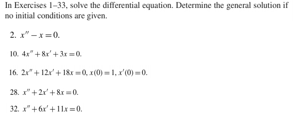 Solved In Exercises 1-33, solve the differential equation. | Chegg.com