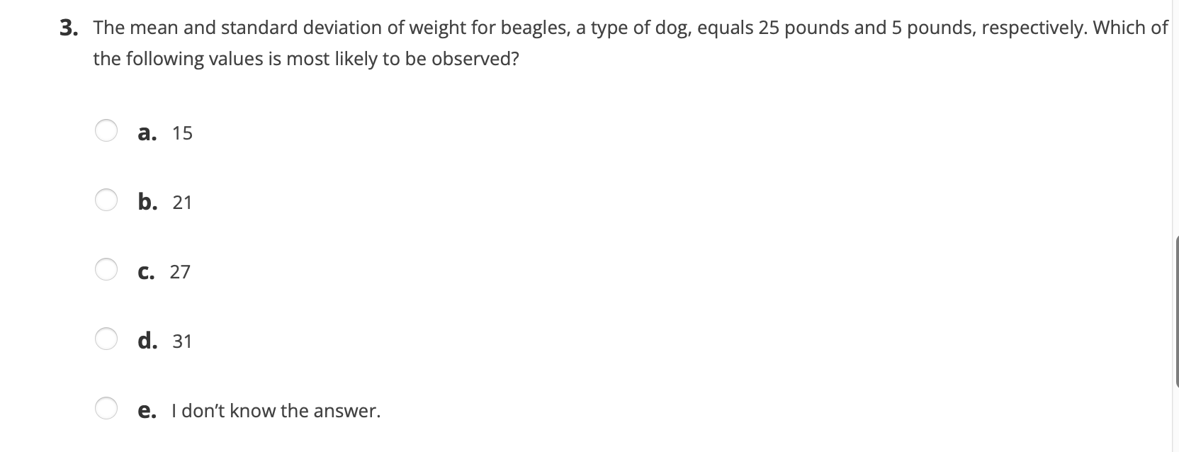 Solved The function below describes a normal probability | Chegg.com
