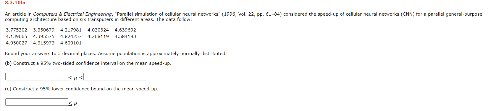 Solved 8.2.10bc An article in Computers & Electrical | Chegg.com