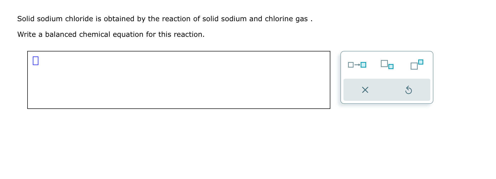 Solved Solid sodium chloride is obtained by the reaction of | Chegg.com