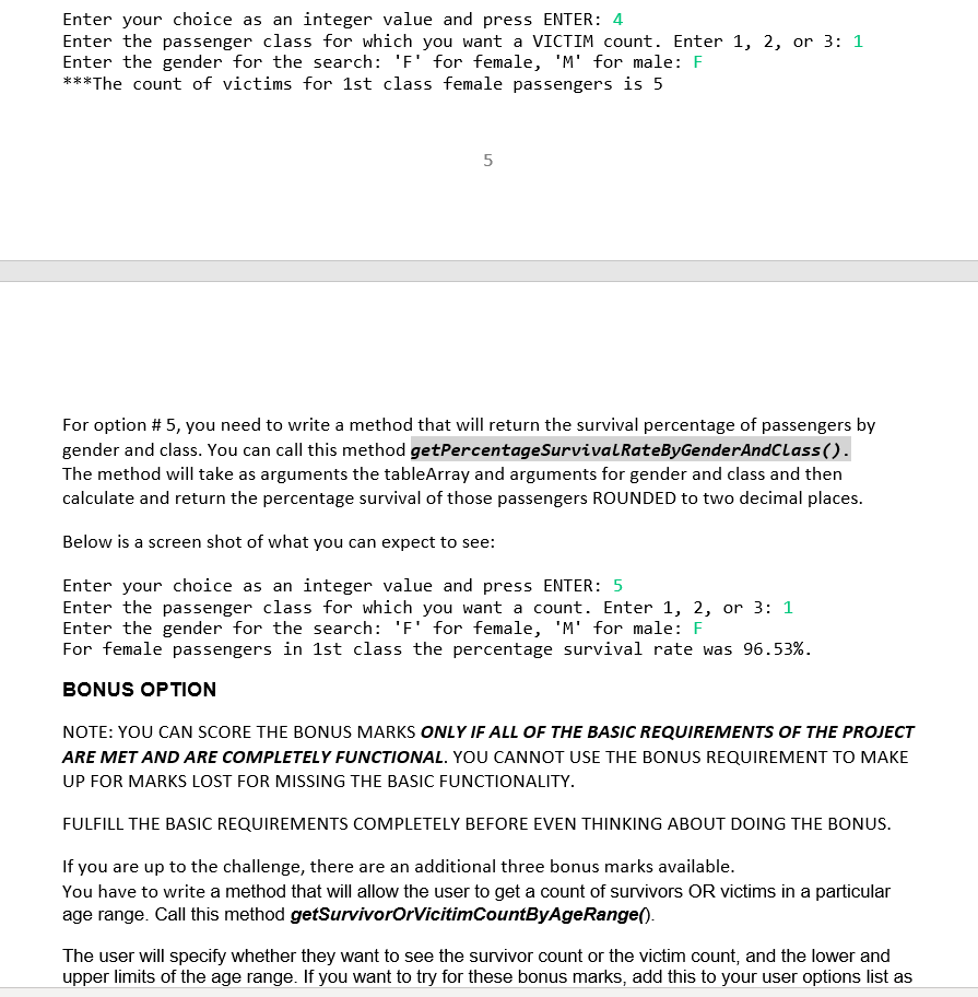 Solved General Structure of Your Program Your class | Chegg.com