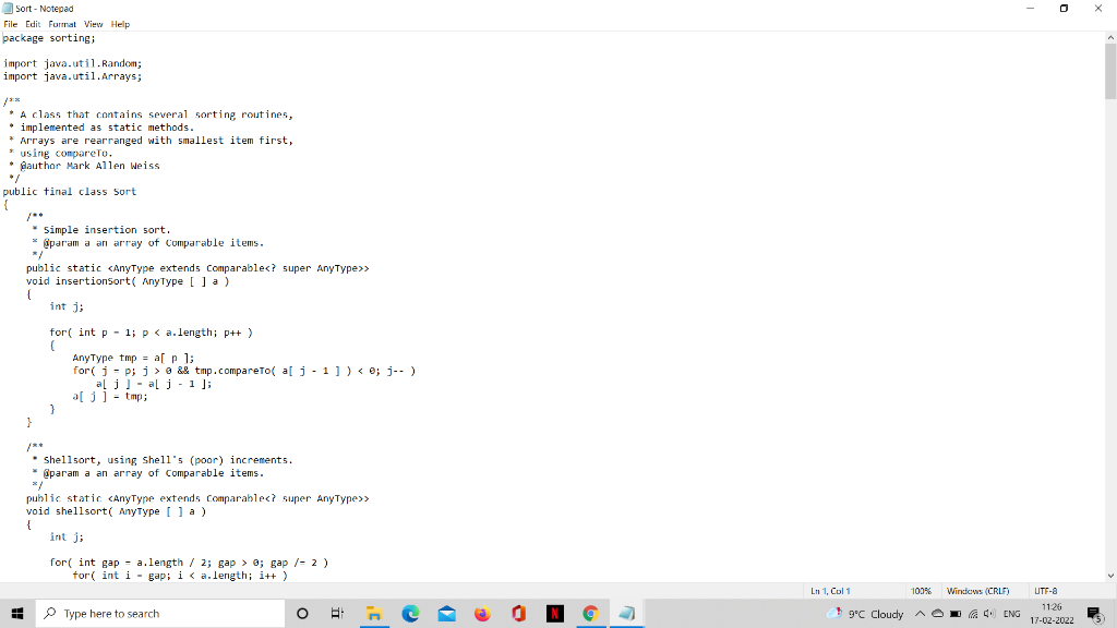 Sequences (1) - Notepad Eile Edit Format View Help | Chegg.com