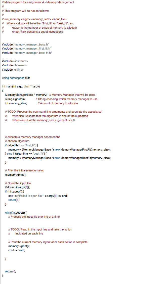 Solved For this assignment we will implement a simple memory | Chegg.com