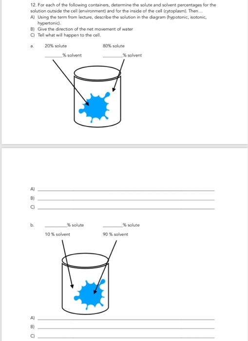 Solved 12. For each of the following containers, determine | Chegg.com