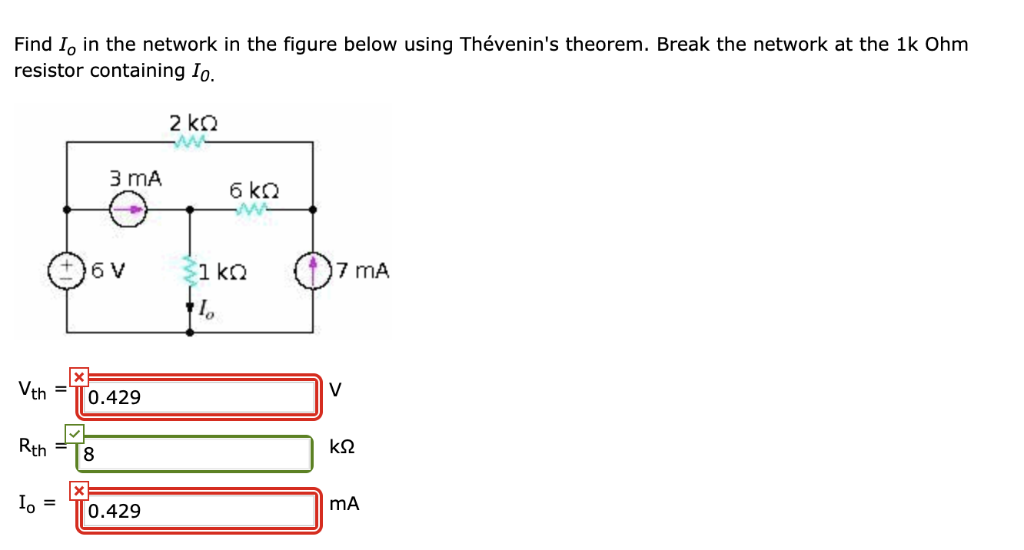 Solved Find Io in the network in the figure below using | Chegg.com