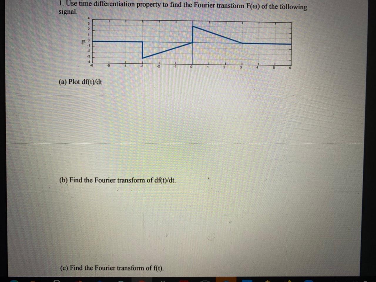 Solved 1. Use time differentiation property to find the | Chegg.com