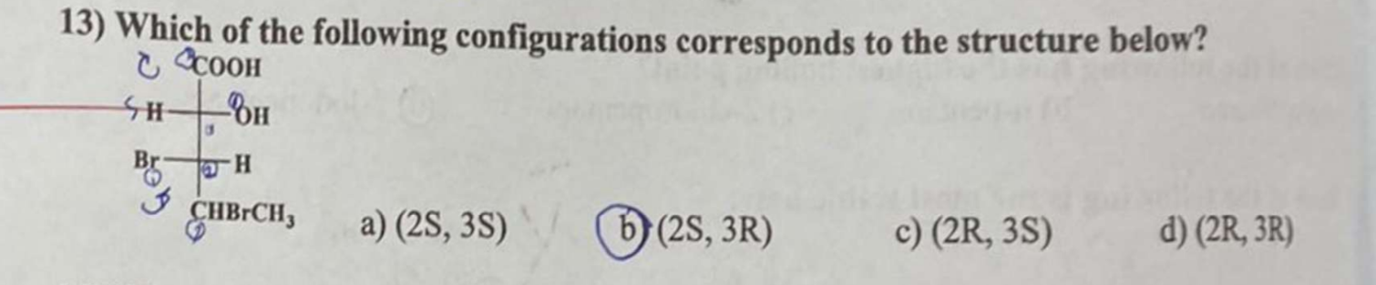 Solved Which of ﻿the following configurations corresponds to | Chegg.com