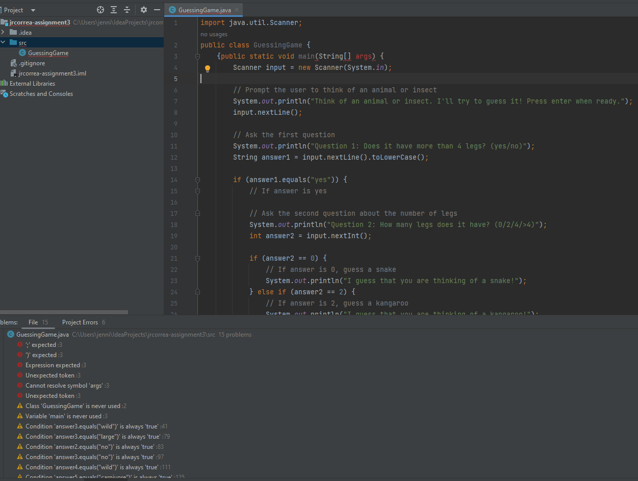 Solved Why am I getting these errors and how to I resolve | Chegg.com