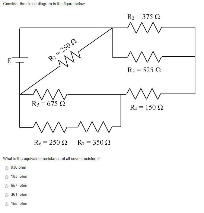 Solved Consider the circuit diagram in the figure below. R2 | Chegg.com