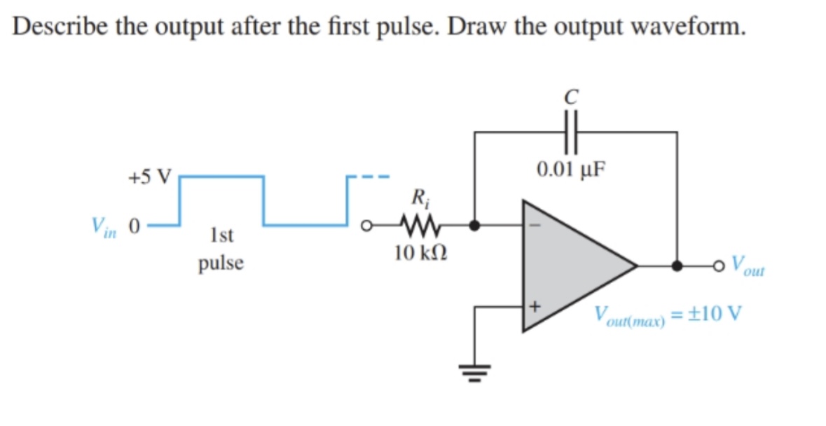 Describe the output after the first pulse. Draw the | Chegg.com