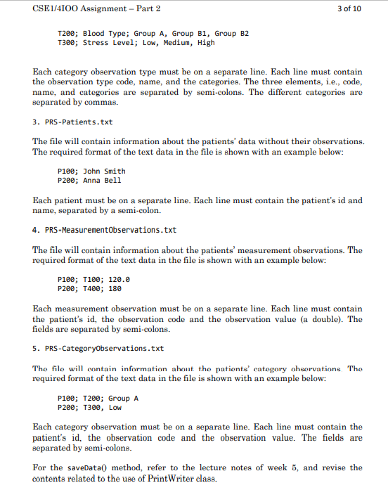 CSE1/4100 Assignment - Part 2 1 of 10 CSE1100/CSE4100 | Chegg.com