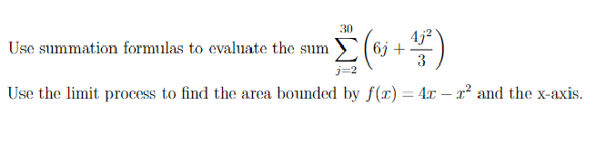 Solved Use summation formulas to evaluate the sum | Chegg.com