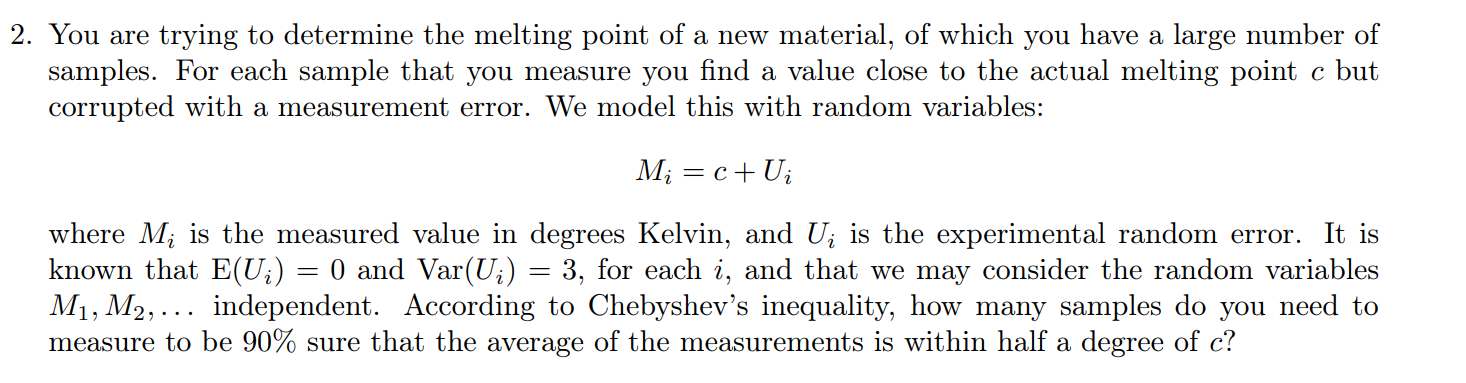 Solved You are trying to determine the melting point of a | Chegg.com
