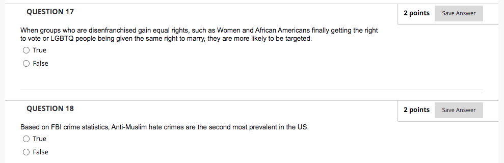 Solved When groups who are disenfranchised gain equal | Chegg.com
